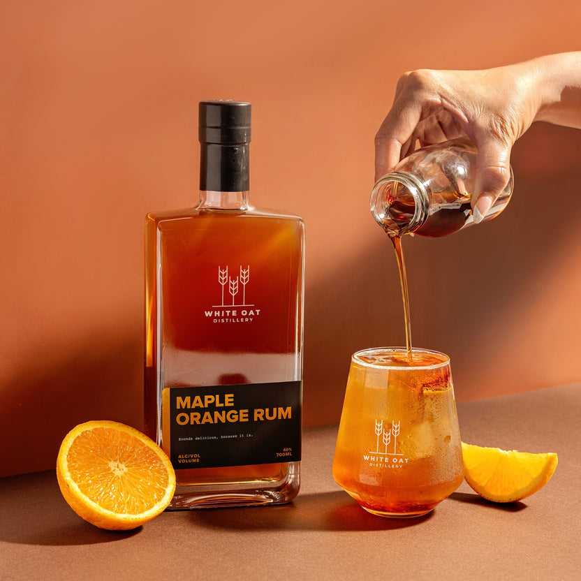 Maple Orange Rum | White Oat Distillery's Signature Blend